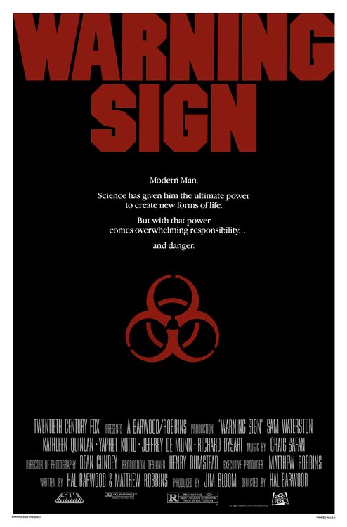 Ultimate Horror | Warning Sign (1985)